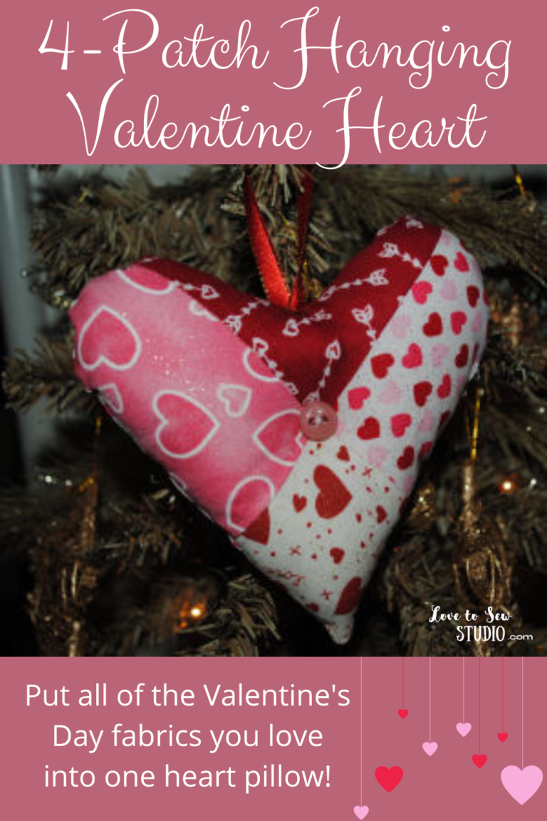 4-Patch Hanging Valentine Heart