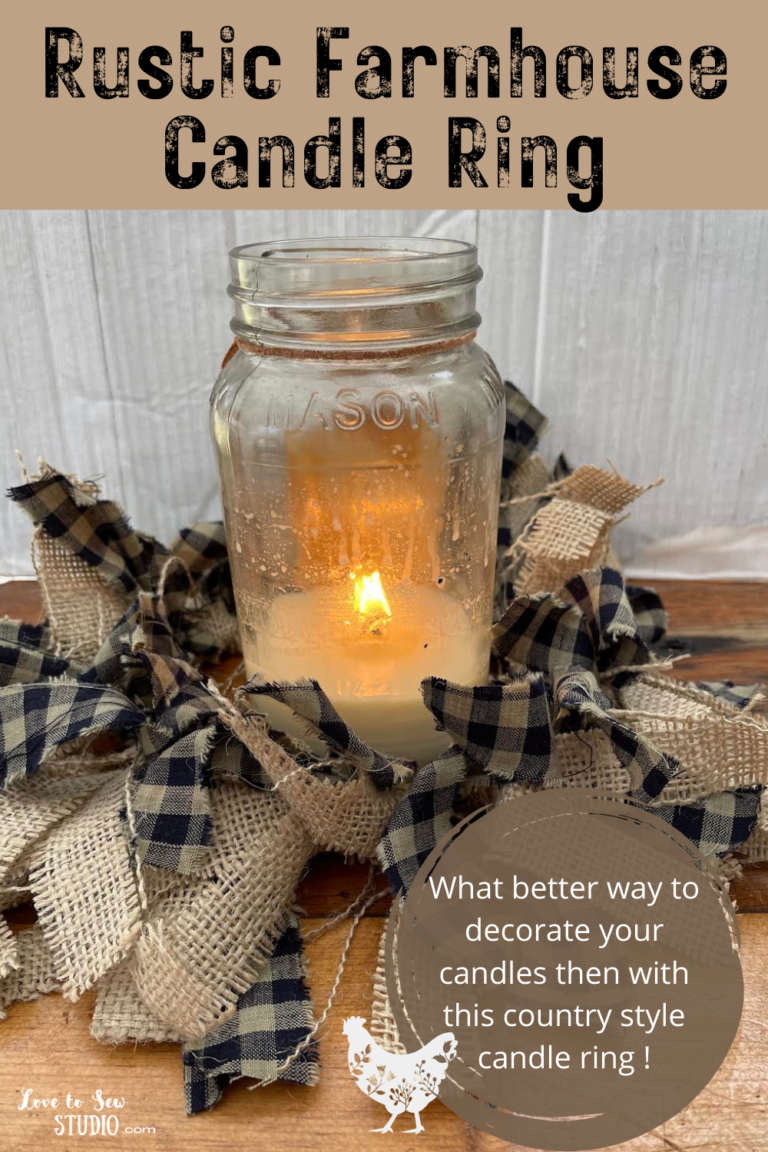 Rustic Farmhouse Candle Ring